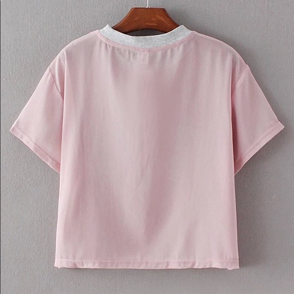Tops | Mermaid Seashell Mesh Crop Top Pink | Poshmark
